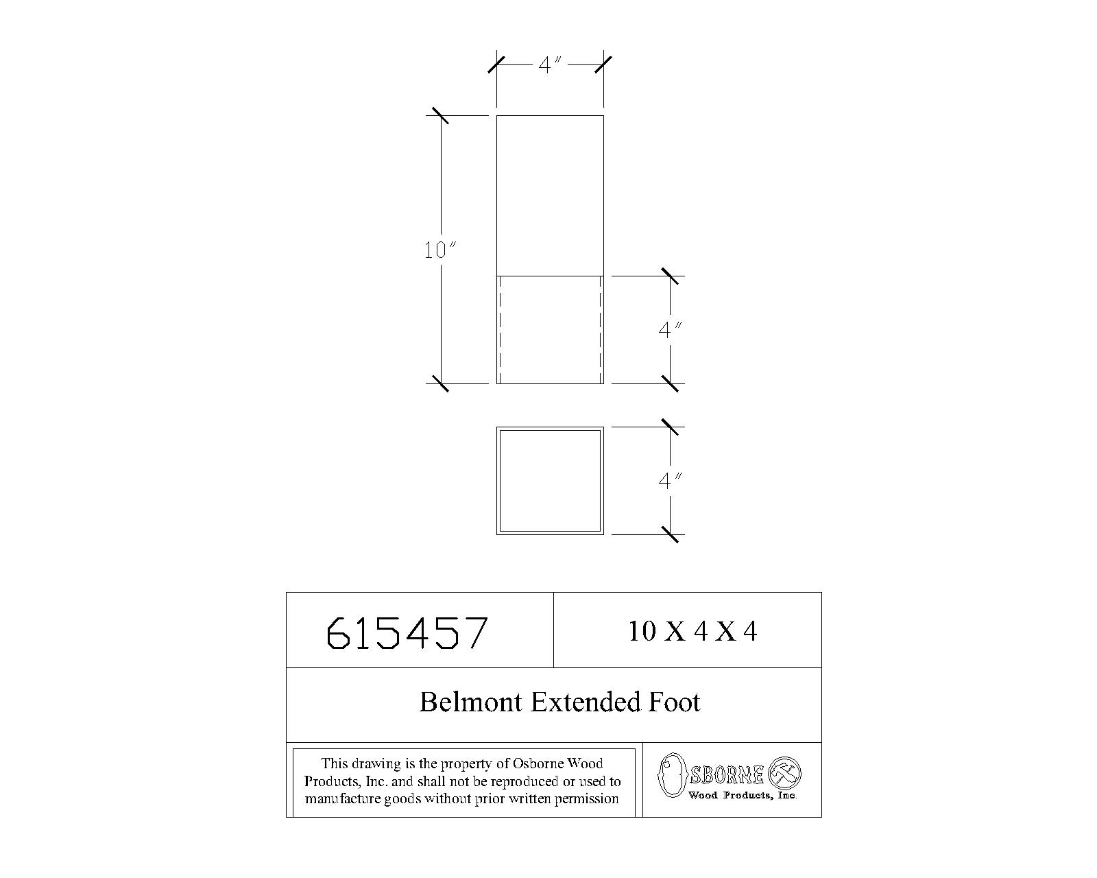 Osborne Wood | Cabinet & Furniture Feet CAD Drawings
